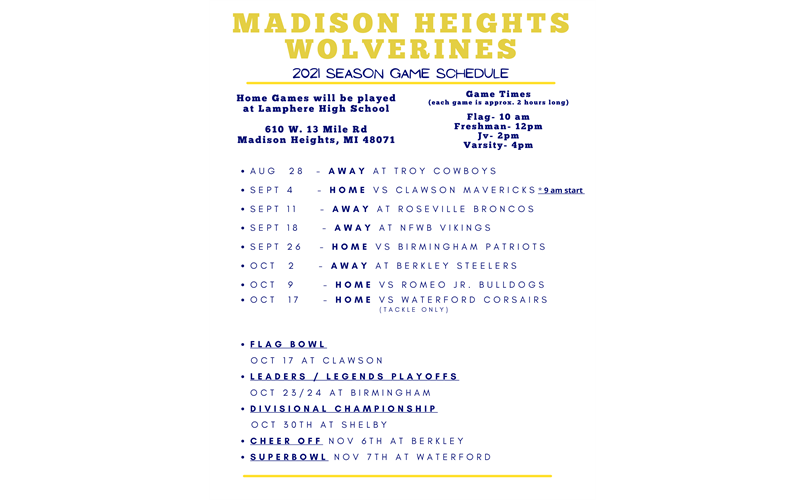 Home [www.madisonheightswolverines.com]
